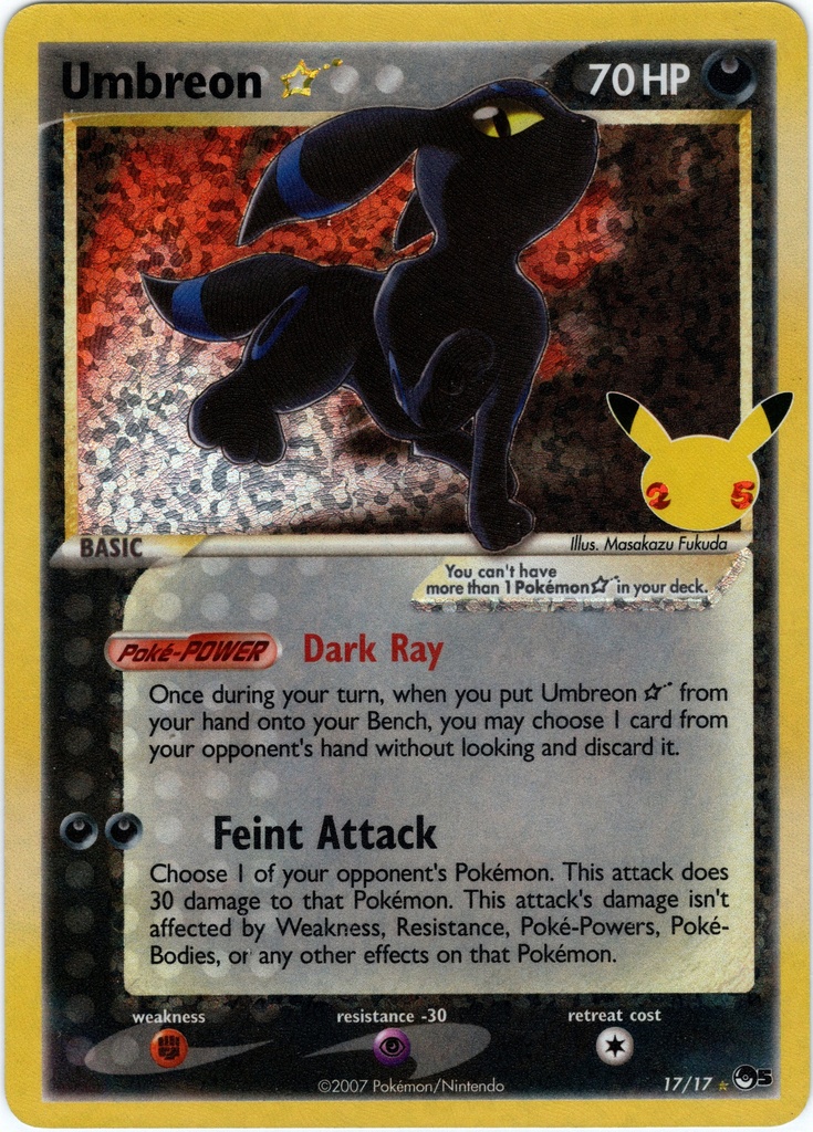 25th Anniversary - Umbreon | 草系道館 | Grass Type TCG
